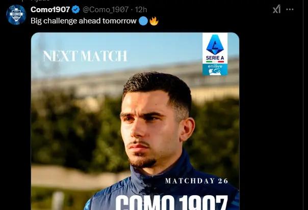 How to watch the Como 1907 vs Napoli match? Italian Serie A broadcast