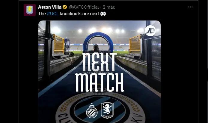 How to watch the Club Brugge vs Aston Villa match? Champions League ...