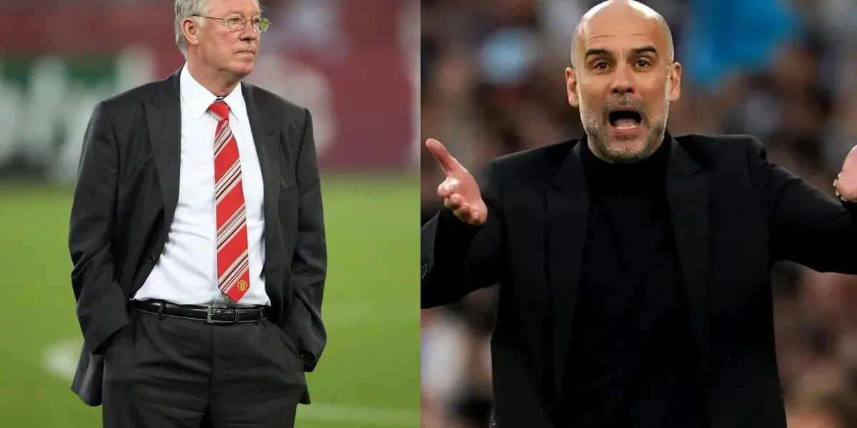 After Manchester United got beaten, what Ferguson did when he saw Pep ...