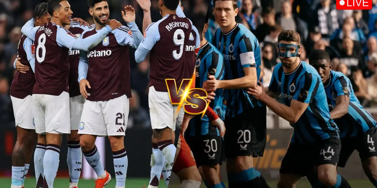 Club Brugge vs Aston Villa LIVE: Matchday 1/8 final of the Playoffs ...