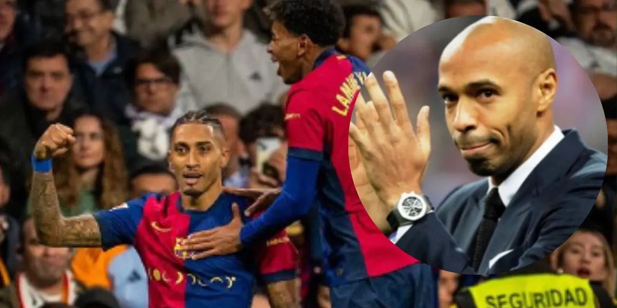 Thierry Henry could not hide his emotion after seeing Barcelona's ...