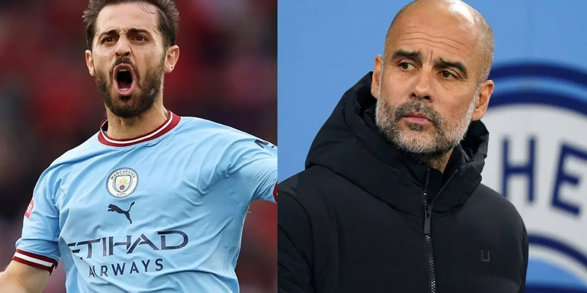 Pep Guardiola's desperate action with Bernardo Silva to stop him leaving