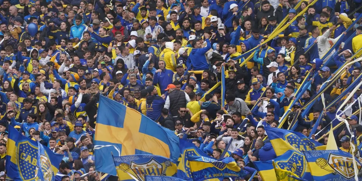 A sea of gold and blue: that's how Boca Juniors fans entered the ...