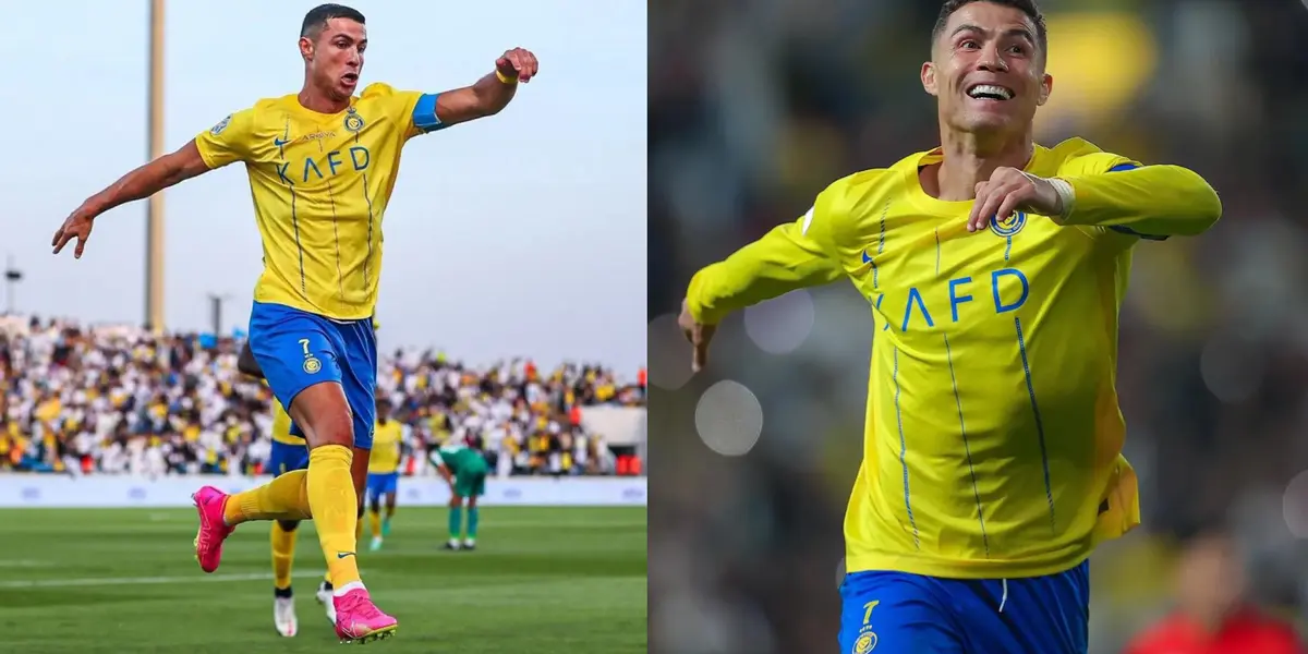 Cristiano Ronaldo again! Look at his great goal for Al Nassr vs Al Shebab