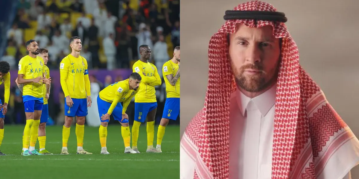 While Cristiano was knocked out with Al Nassr, Messi wink to Saudi Arabia