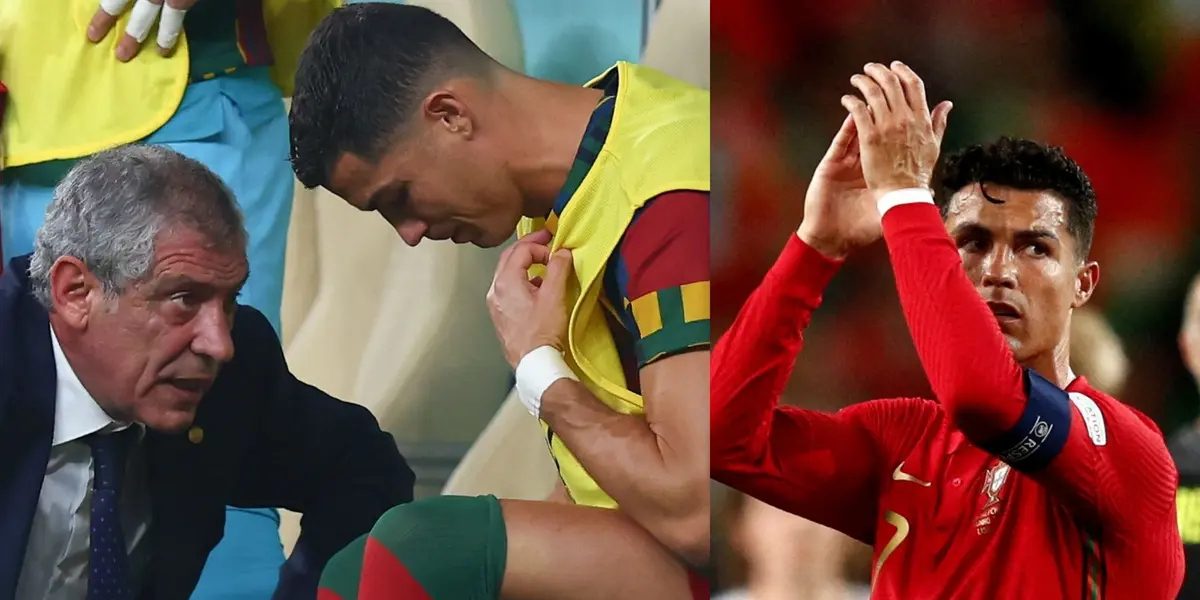 Cristiano Ronaldo's challenging gesture to Portugal's coach in the ...
