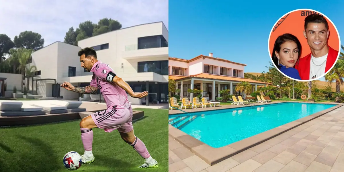 While Messi lives in a 10 million house in Miami, Cristiano Ronaldo's ...
