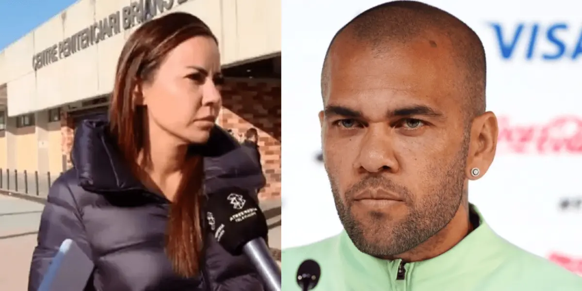 While facing justice, a woman gives Dani Alves the best news