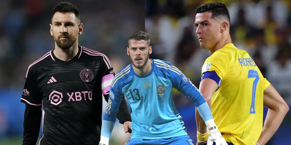 David De Gea's decision to reject Cristiano Ronaldo and play with Messi ...