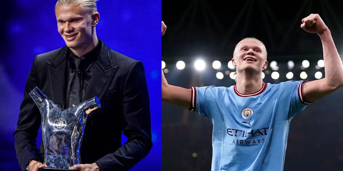 (VIDEO) Haaland's words after winning the UEFA best player of the year ...