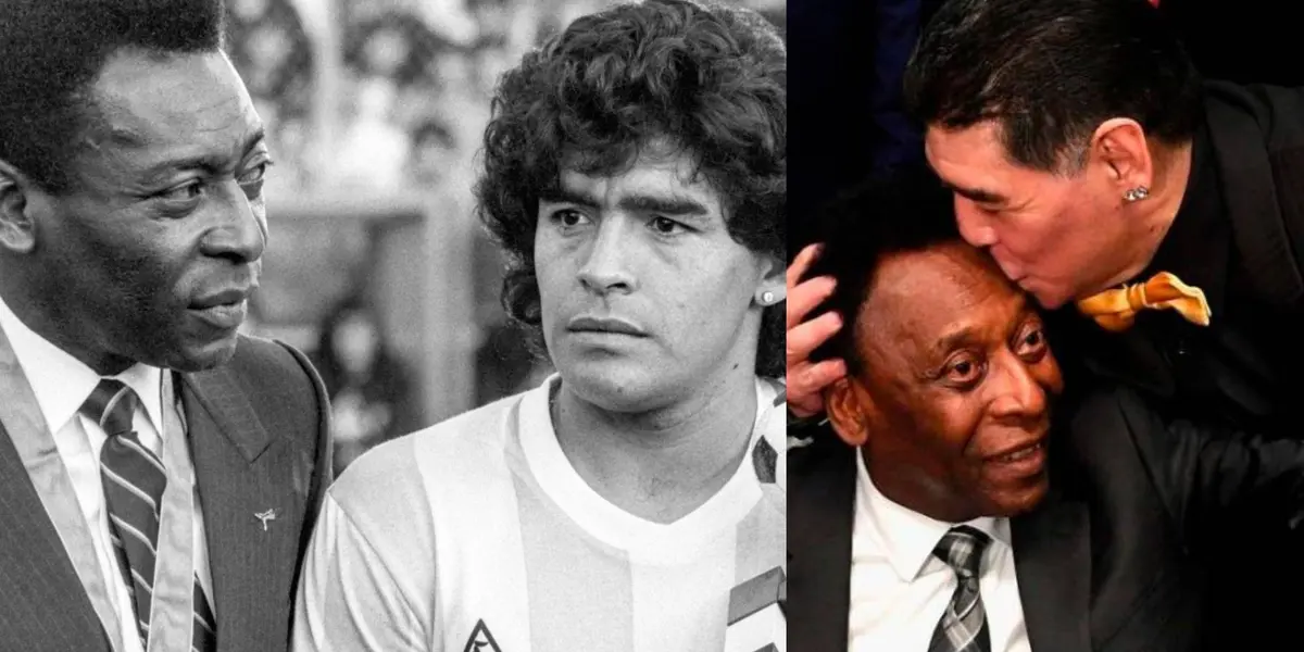 Pelé and his last message about Maradona before his death that breaks ...