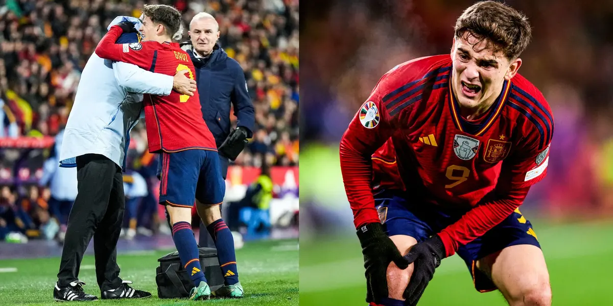 Alarms in Barcelona, Gavi is injured and comes out crying during Spain ...