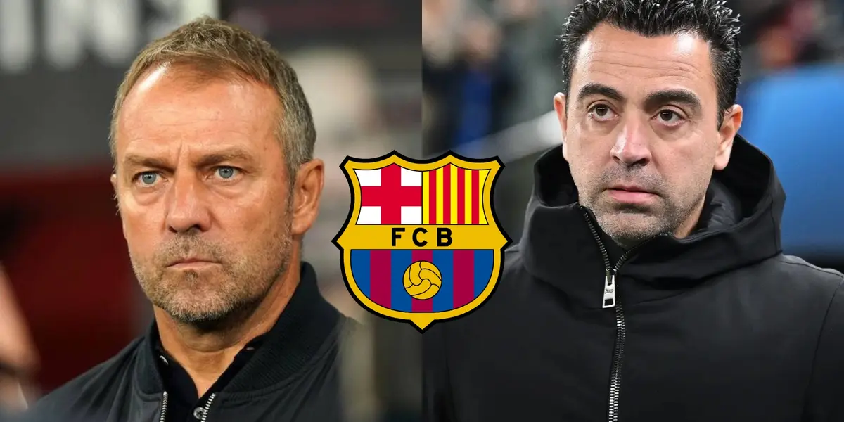 (PHOTO) Laporta didn’t tell him, and this was Xavi’s face when he knew Flick was going to be ...