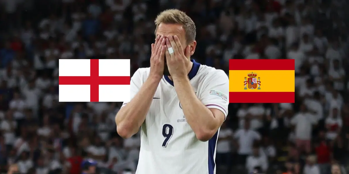 Harry Kane lost the Euro final between England vs Spain, the curse of ...