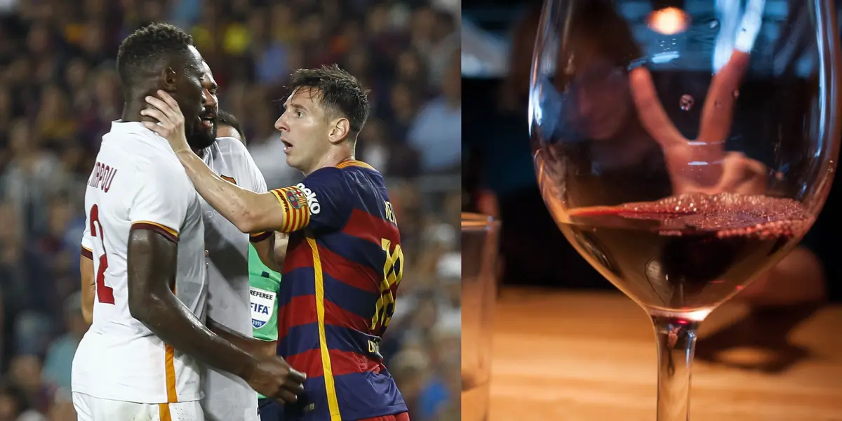 He had a strong fight with Messi, now he is dedicated to selling wines ...