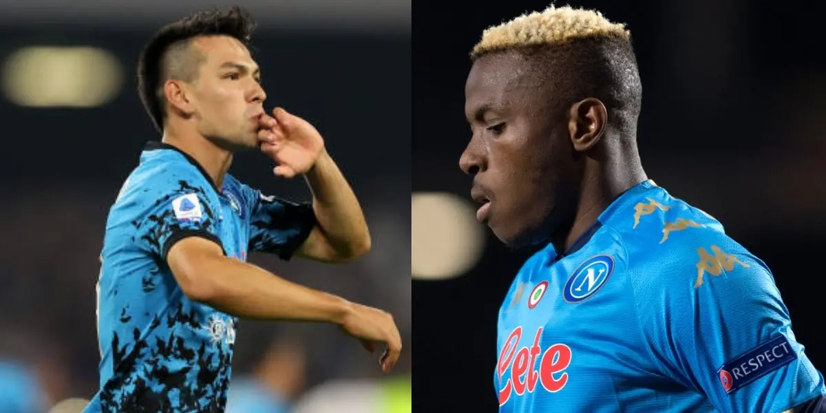 Did he ask for Lozano's goal to be disallowed? Osimhen's reaction after ...