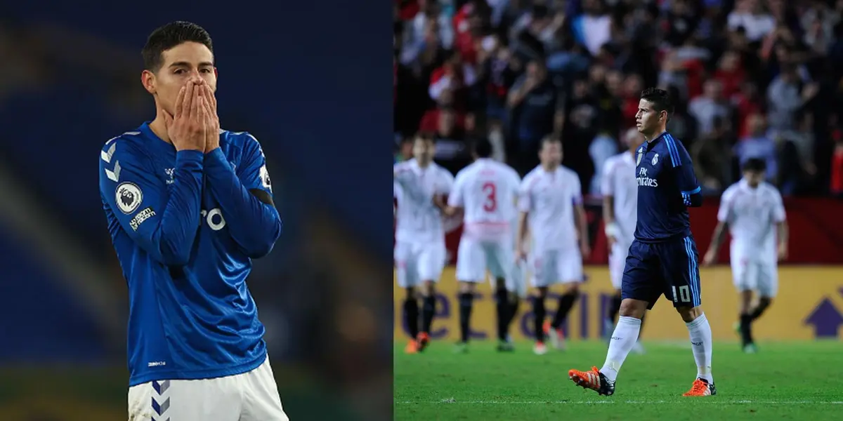 After his brief stint in the Premier League, James Rodriguez breaks his ...