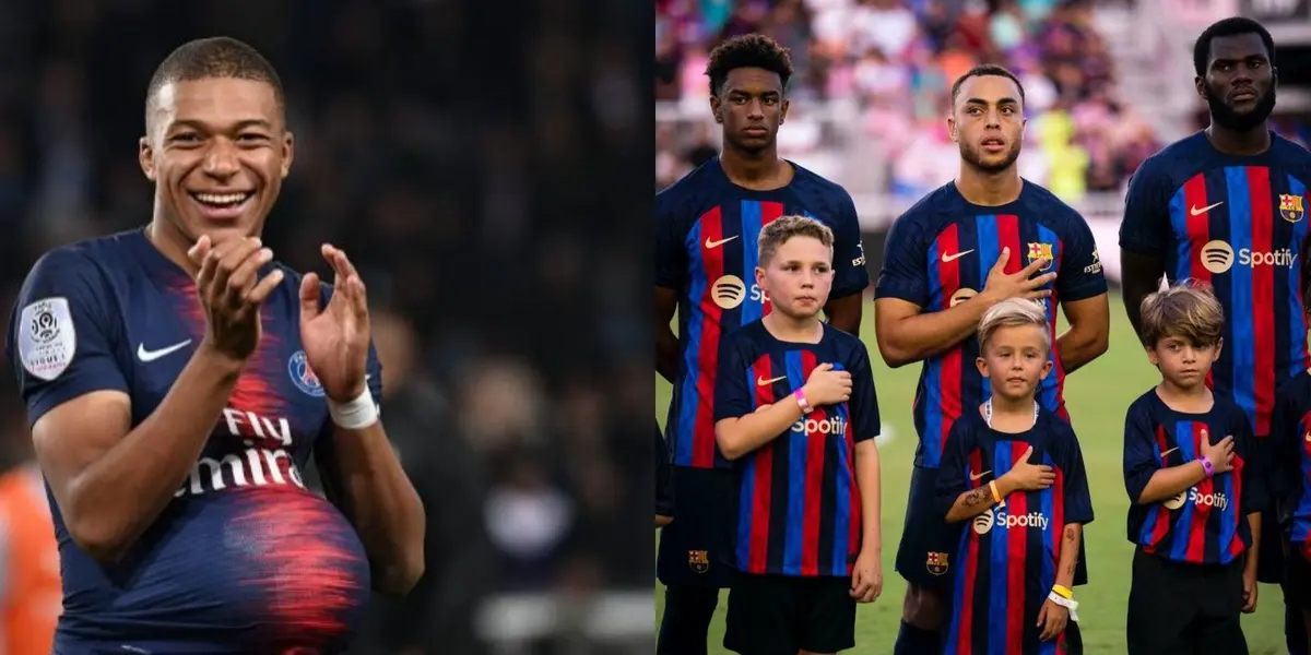 Kylian Mbappé humiliated one of the figures of FC Barcelona in this way