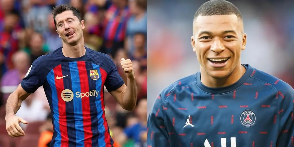 The act of humility of Robert Lewandowski that Kylian Mbappe must learn