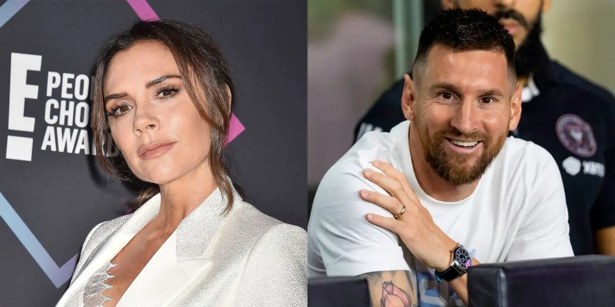 Messi took a photo with Victoria Beckham and the fans went crazy for this
