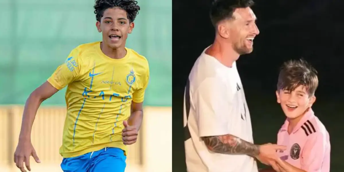 Like Cristiano Ronaldo Jr, Thiago Messi is a new champion with Inter Miami!