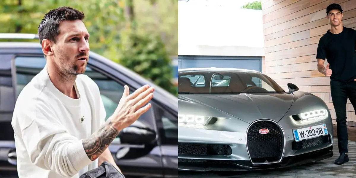 While Cristiano Ronaldo drives an 8 million Bugatti, what Messi's car ...