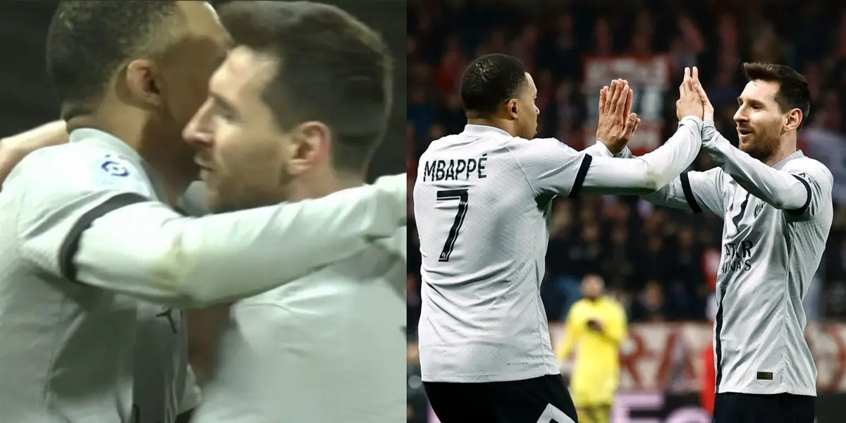 It seems like a farewell, Mbappe's hug with Lionel Messi that went viral
