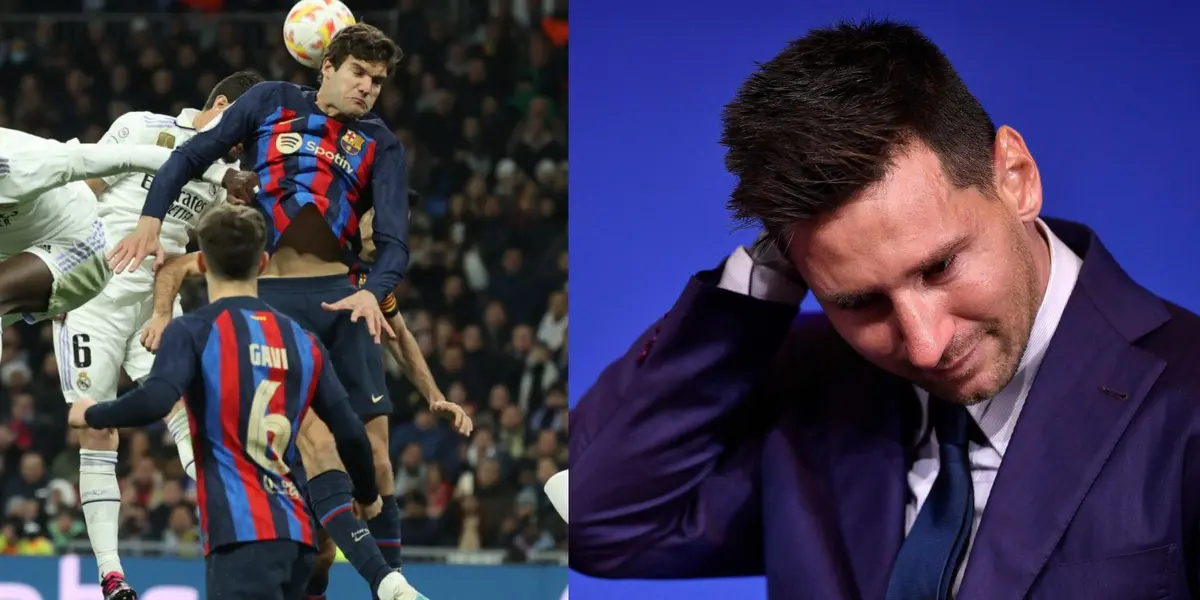 He can't even see Messi's face, the Barelona player who would leave if ...