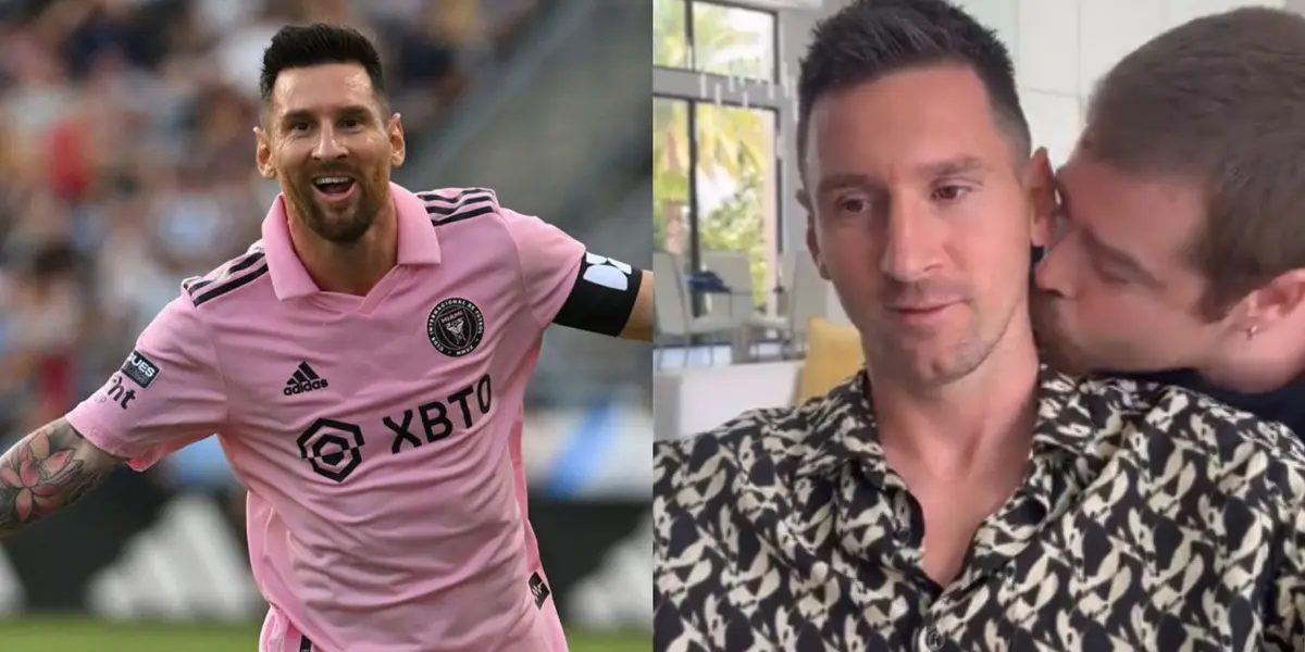Lionel Messi was kissed on the neck in this viral video, know the ...