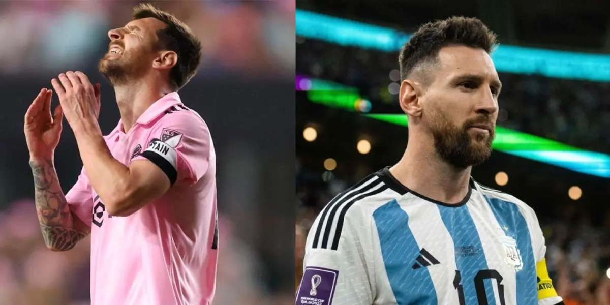 After losing against Uruguay, the low blow that Lionel Messi received ...