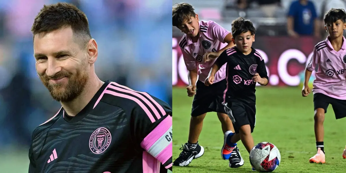 (VIDEO) The heir, this is how Lionel Messi's son already plays with ...