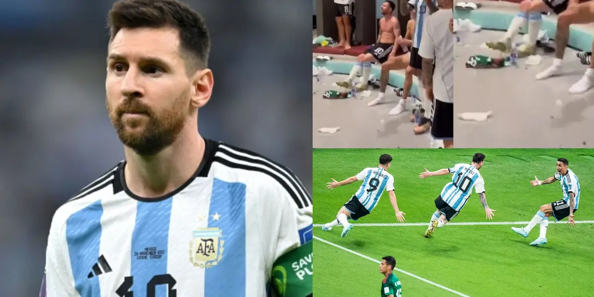 He stepped on it, it was unveil whose Mexican jersey Lionel Messi kicked