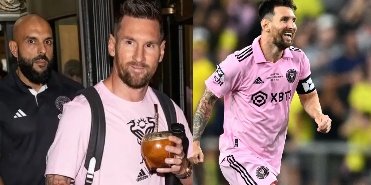 (VIDEO) This is how the bodyguard follows Lionel Messi during Inter ...