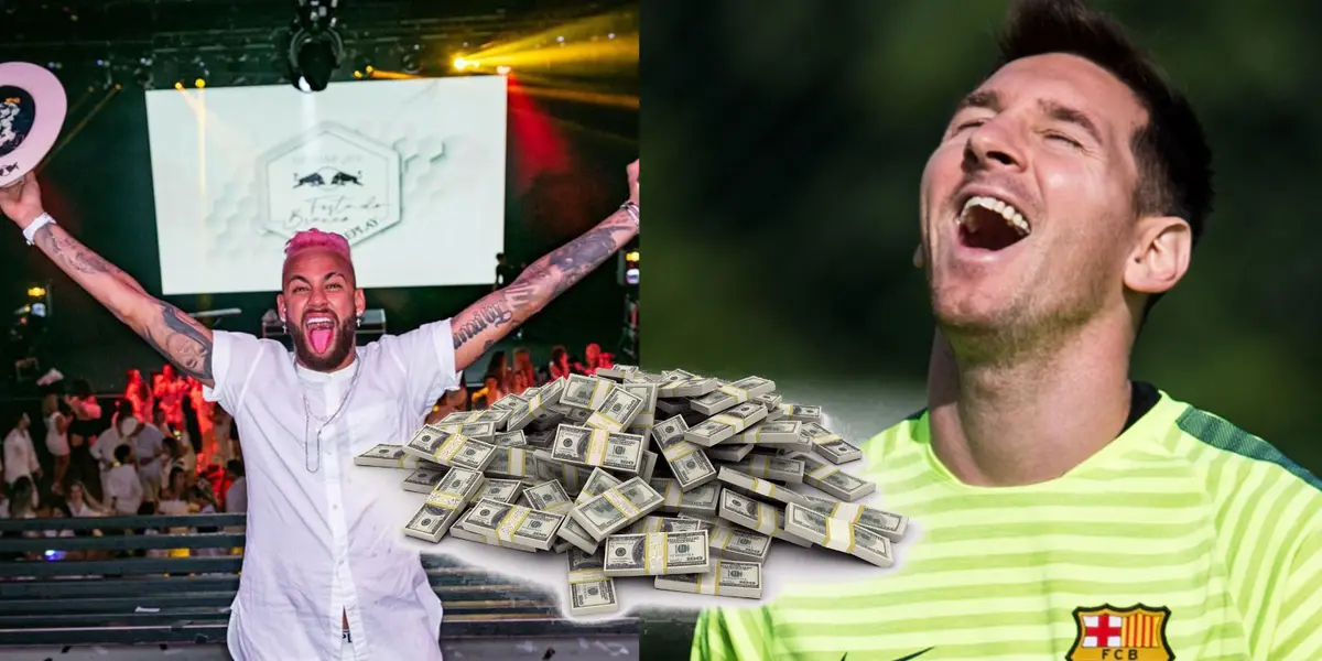 While Neymar will host a millionaire party on a yacht, Messi's lesson ...