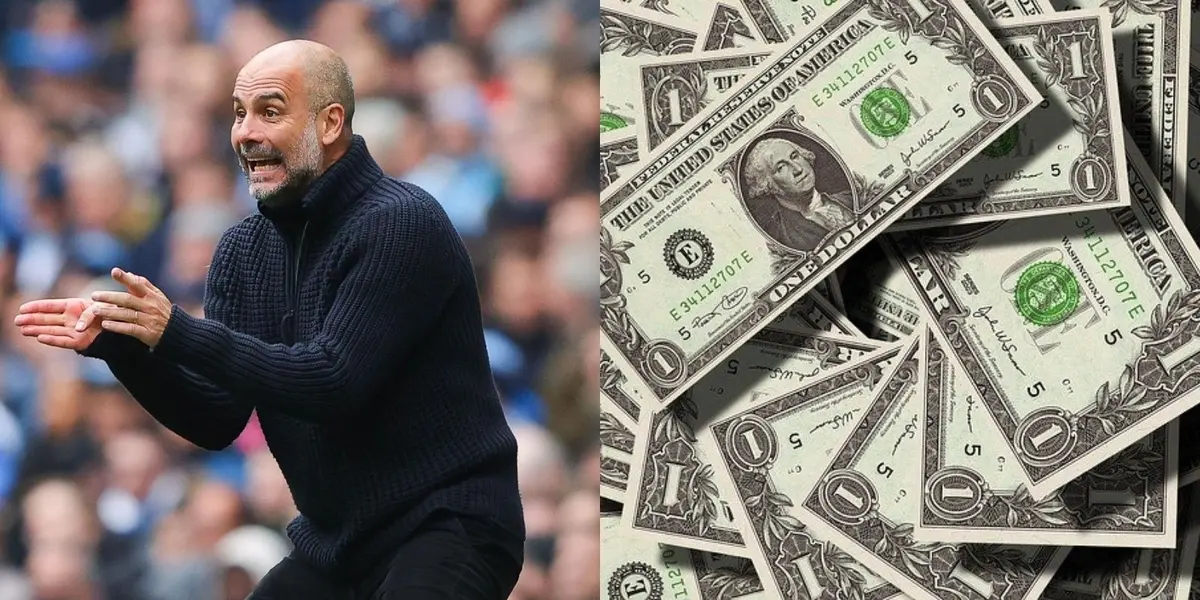 How much money does Pep Guardiola earn as Manchester City's coach?