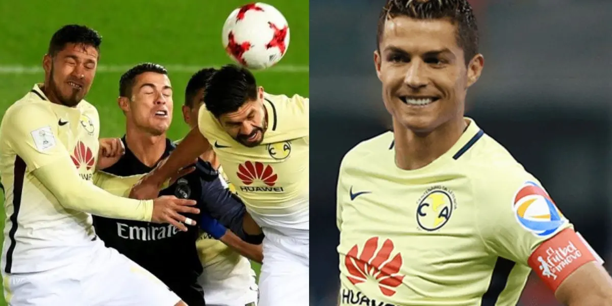 Cristiano Ronaldo and what he did with the América shirt when they gave ...