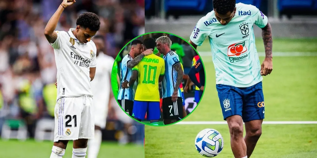 After what happened with Messi and Argentina, Rodrygo exploded on his ...