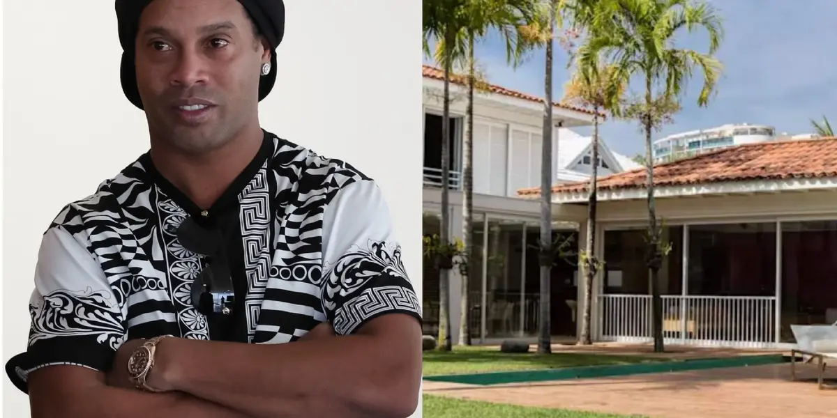 Ronaldinho: the photos of the luxurious and eccentric mansion he has in ...