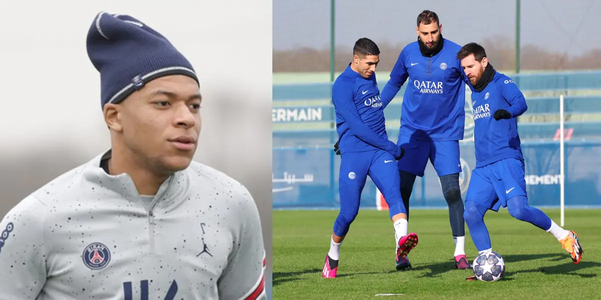 Mbappé's best friend impressive reaction when seeing Lionel Messi back ...