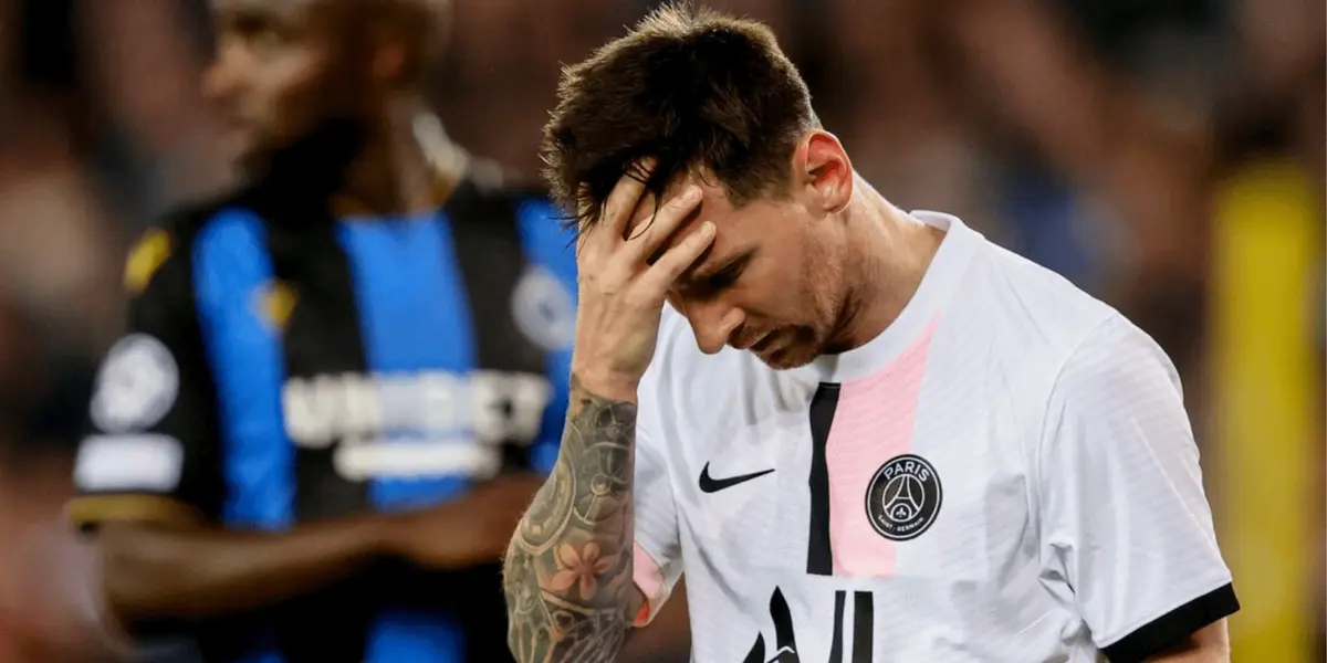 The low blow that Lionel Messi receives in PSG before the transfer ...