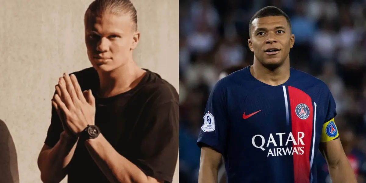 While Mbappe has a 70 thousand dollar watch, the great value of Haaland ...