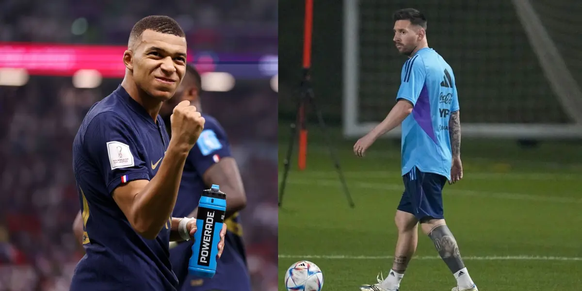 While Lionel Messi shows his humility with the fans, what Mbappé did ...