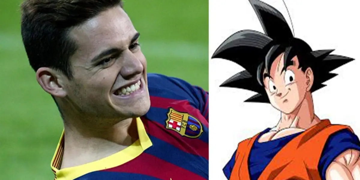 Who is Messi's former teammate who officially changed his name to Goku?