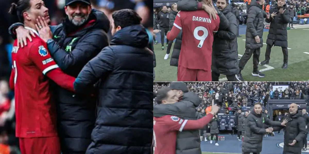 (VIDEO) After the tie in Manchester, the viral discussion between Darwin Nunez and Guardiola