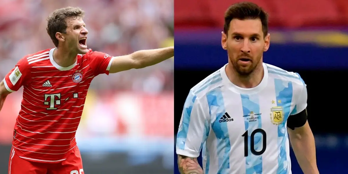 Thomas Muller says this is the best striker in history and it's not Messi