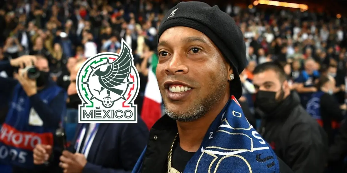 While Dibu Martinez turned down Mexico's hat, what Ronaldinho did