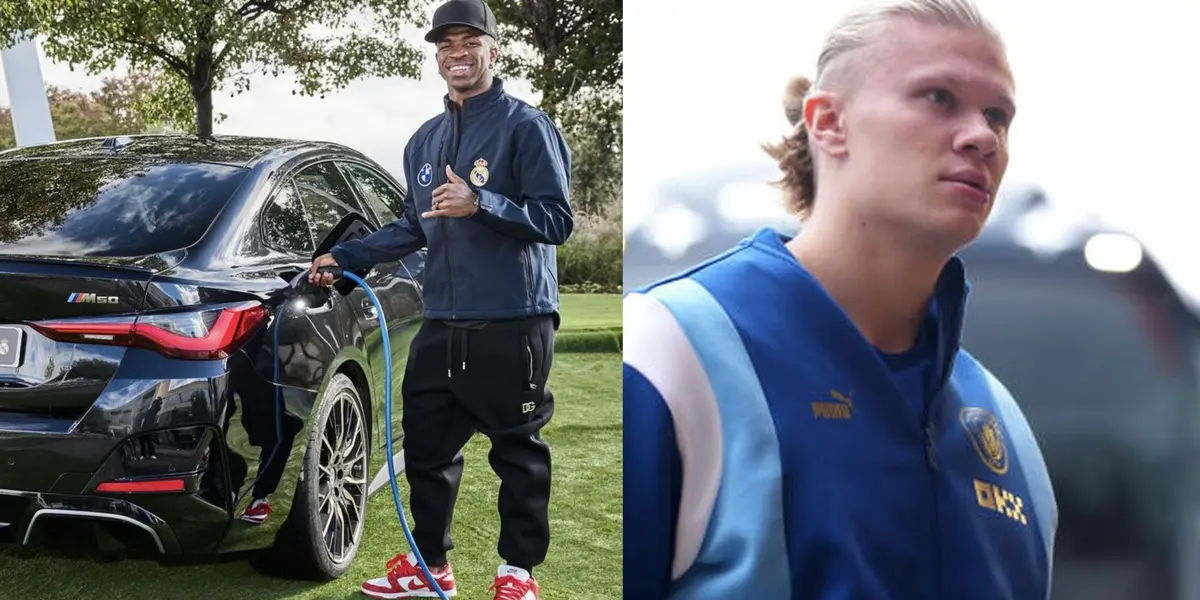 While Vinicius has a car of 80 thousand dollars, the luxury acquired by ...