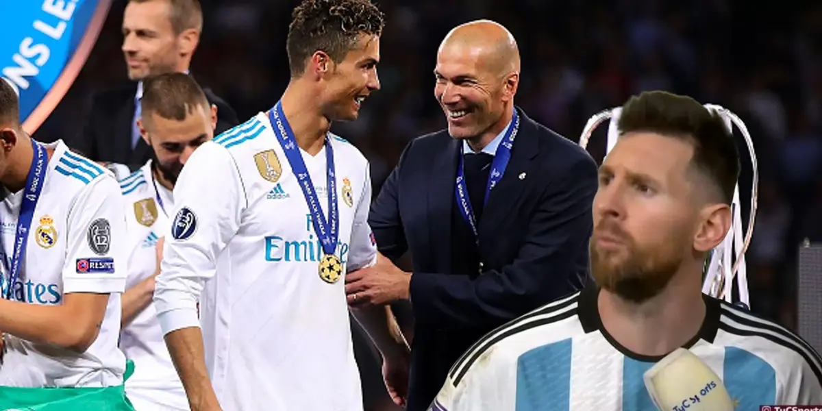 Despite meeting with Lionel Messi, Zidane's words about Cristiano